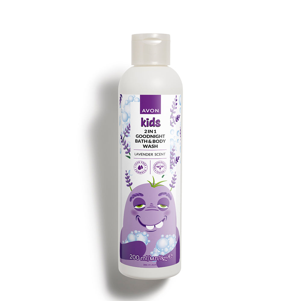 Avon Kids 2-In-1 Goodnight Bath & Body Wash Lavender - 200ml | Bath ...