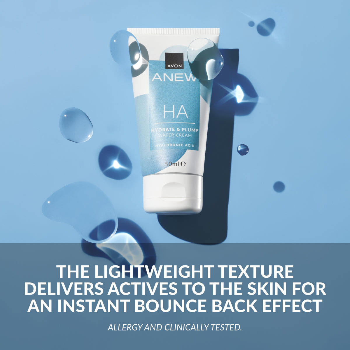 Anew HA Hydrate & Plump Water Cream - 50ml | Skincare | Avon UK