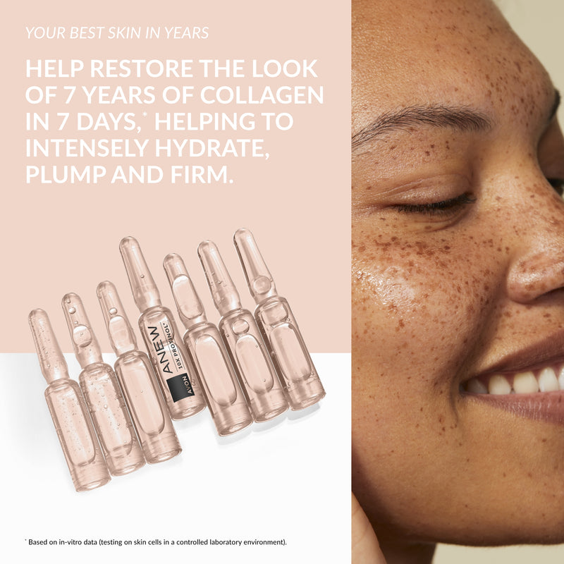 Anew Skin Renewal Power Plumping Shots - 7 x 1.3ml | Skincare | Avon UK