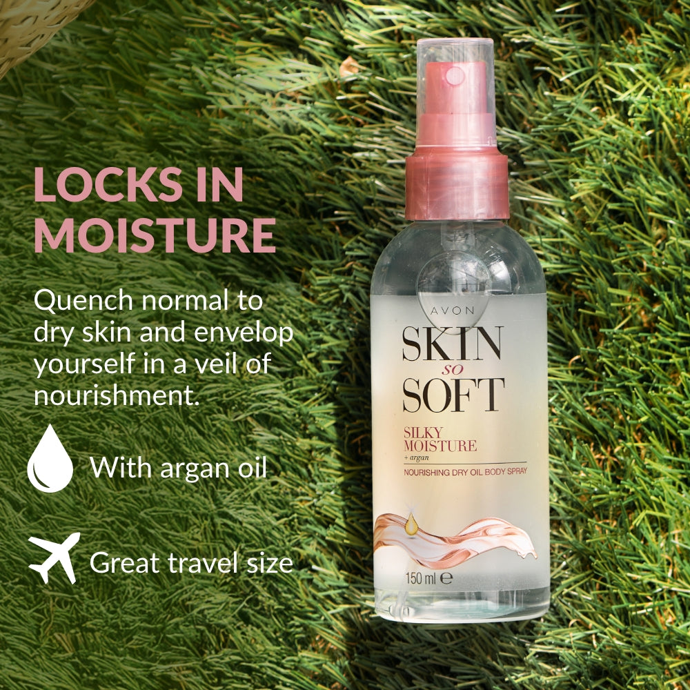 Skin So Soft Dry Oil Moisturising Body Spray | AVON UK