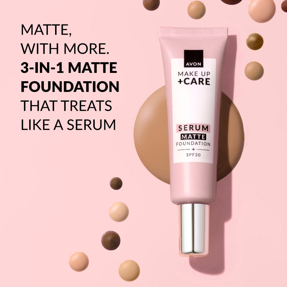 Make-up + Care Serum Matte Foundation | Make-Up |Avon UK