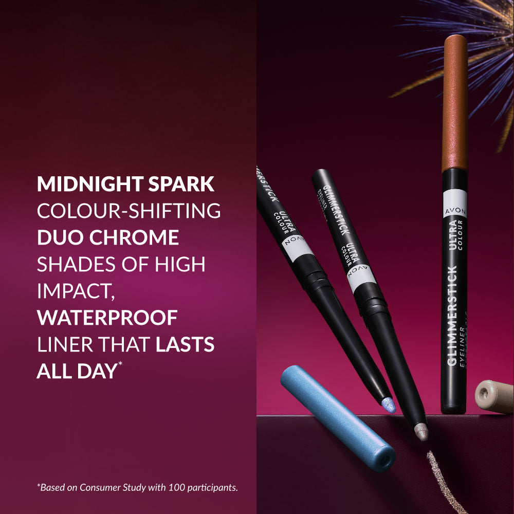 Ultra Colour Glimmerstick Duo Chrome Eyeliner | Make-Up | Avon UK