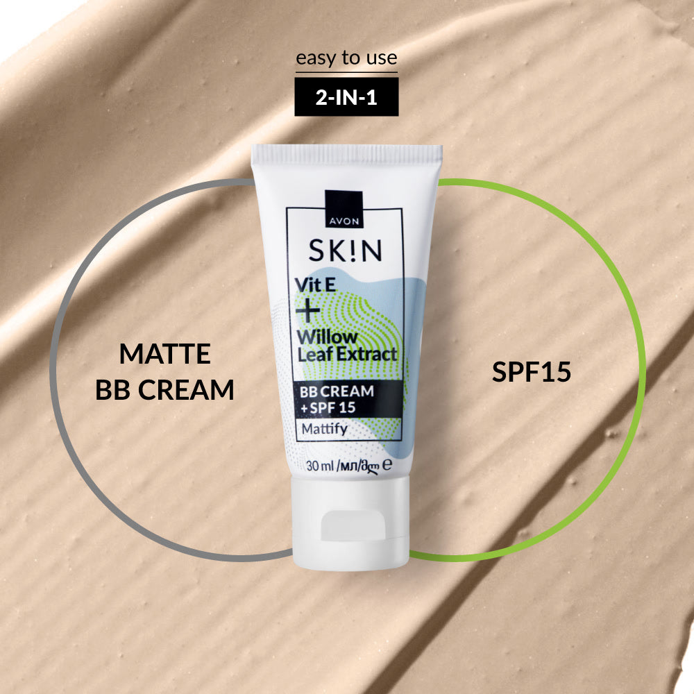 SK!N BB Cream + SPF 15 Mattify | Skincare & Make-up | Avon UK