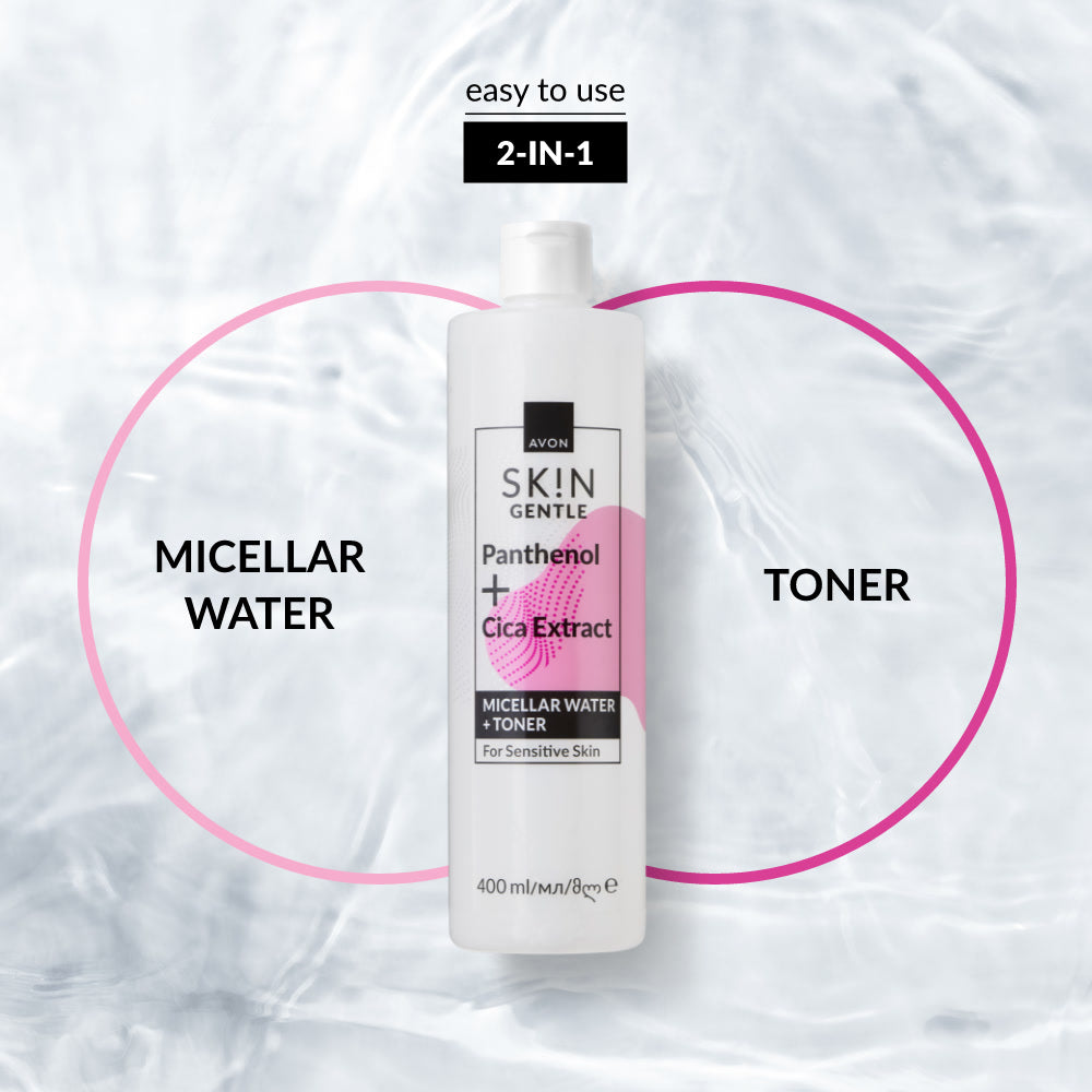 SK!N Gentle Micellar Water + Toner | Skincare | Avon UK