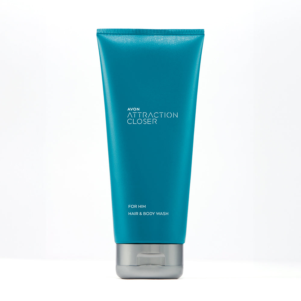 Attraction Closer for Him Hair and Body Wash - 200ml | Fragrance | Avon UK