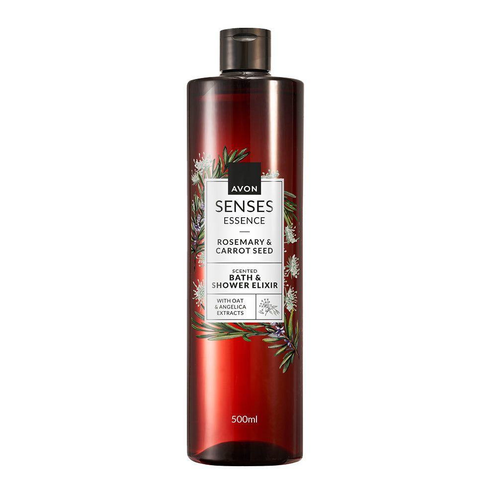Senses Essence Rosemary & Carrot Seed Bath & Shower Elixir - 500ml ...