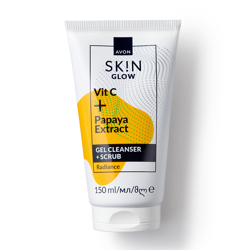 SK!N Glow Gel Cleanser + Scrub | Skincare | Avon UK