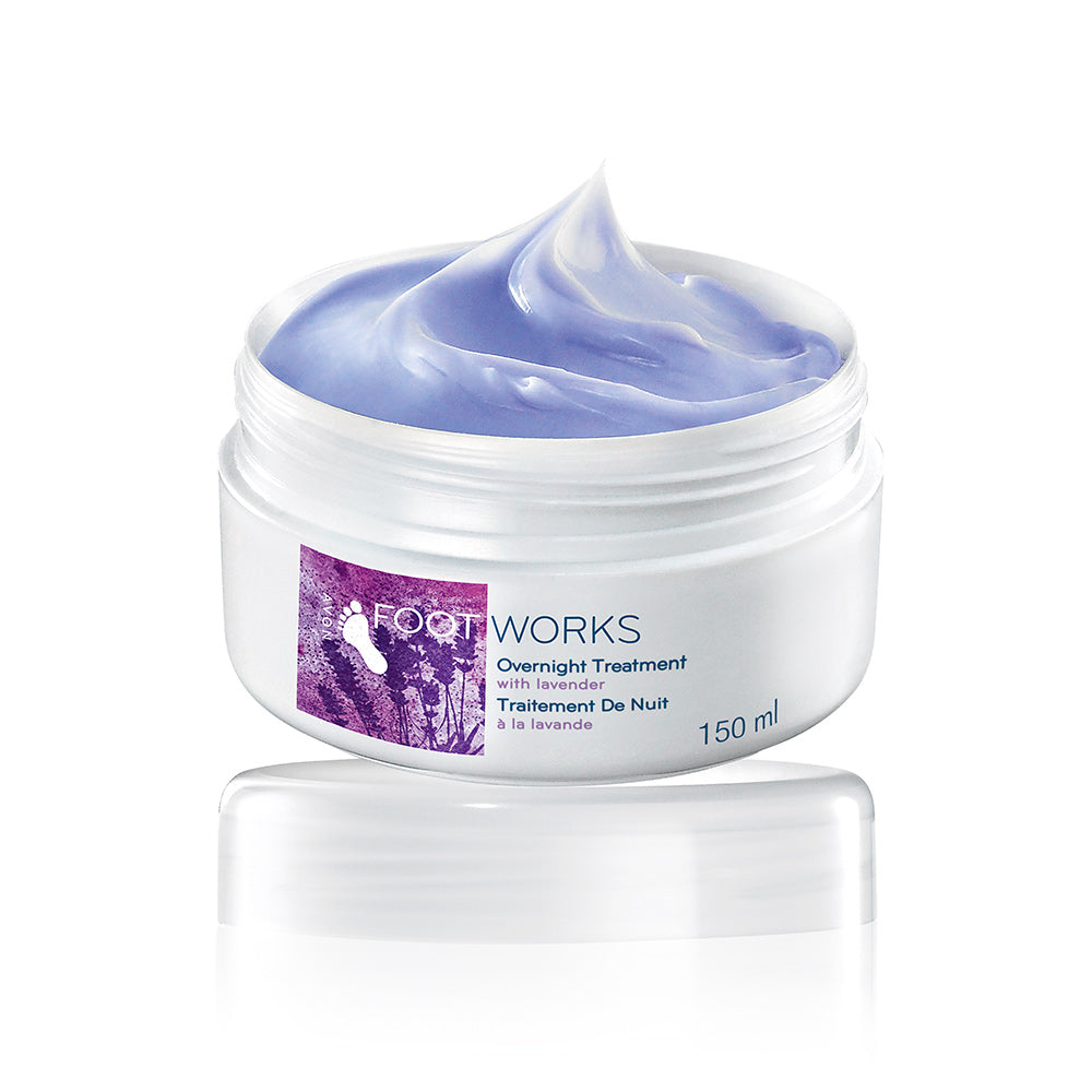 Foot Works Overnight Lavender Moisturiser | Skincare | AVON