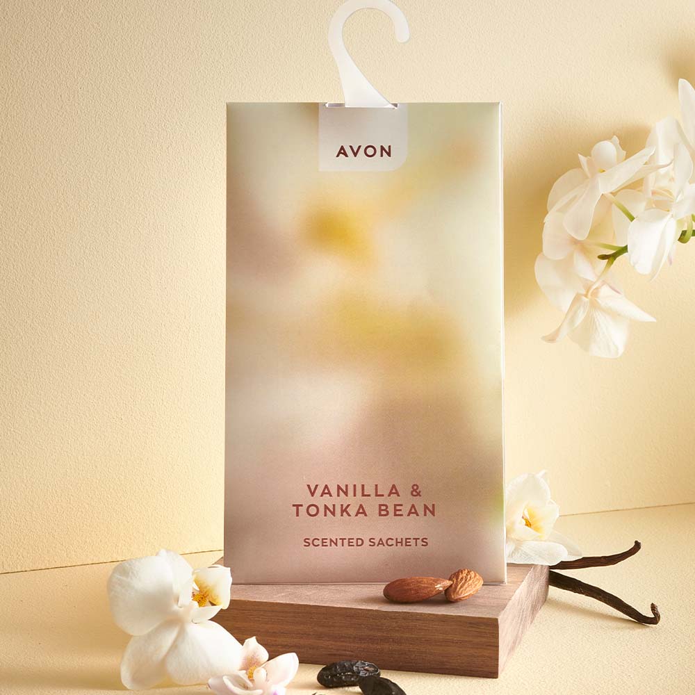 Vanilla and Tonka Bean Scented Sachet | Home Fragrance | AVON UK